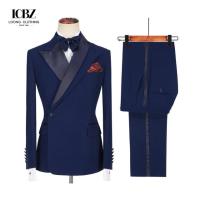 China Business Suits for Men Custom Designer Brown Wool / Polyester Suits at Prices for sale