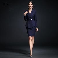 China Women V Neck Business Suit Set Slim Fit Professional Formal Office Wear S-XXXL for sale