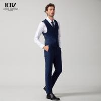 China Men's Stretch Straight Business Trousers Wool Silk Blend Pants Sizes S to 10XL Custom for sale