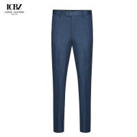 China Men's Stretch Cotton Twill Work Trousers Slim Fit Business Formal Pants Sizes S-10XL for sale