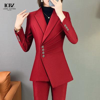 China Men's Formal Business Suit Set Polyester Cotton Viscose Sizes S to 10XL Custom Logo for sale