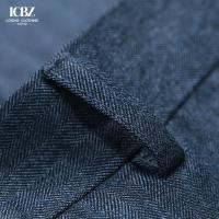 China Men's Stretch Cotton Twill Work Trousers Slim Fit Business Formal Pants Sizes S-10XL for sale