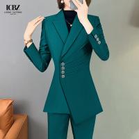 China Men's Formal Business Suit Set Polyester Cotton Viscose Sizes S to 10XL Custom Logo for sale