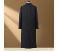 China Men's Hooded Trench Coat Cashmere Lining Fleece Sleeves Winter Polyester Cotton 50 MOQ for sale