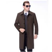 China Men's Business Casual Woolen Suit Coat with Velvet Lining Large Size 50 for sale