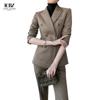 China Custom Business Formal Suit for Women Office Wear Polyester Cotton Viscose Sizes S to 10XL for sale