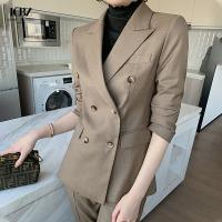 China Custom Business Formal Suit for Women Office Wear Polyester Cotton Viscose Sizes S to 10XL for sale