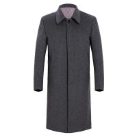China Men's Business Casual Woolen Suit Coat with Velvet Lining Large Size 50 for sale