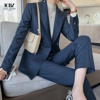 China Custom Business Formal Suit for Women Office Wear Polyester Cotton Viscose Sizes S to 10XL for sale