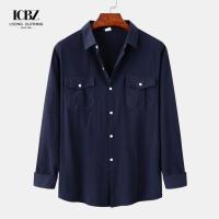 China Men's Linen Cotton Stand Collar Short Sleeve T-Shirt Solid Color Custom Size 3XL-10XL for sale
