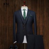 China Men Slim Fit 3 Piece Blazer Vest Pants Set Wedding Business Formal Suit 2XL for sale