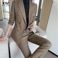 China Custom Business Formal Suit for Women Office Wear Polyester Cotton Viscose Sizes S to 10XL for sale