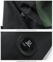 China Autumn Parkas Windbreaker Men's Fat Long Coat Jacket with Dyed Processing Type for sale