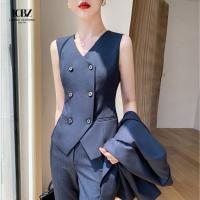 China Men's Formal Business Suit 3 Piece Set Polyester Cotton Custom Sizes S-10XL Black for sale