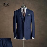 China Windproof Men's Business Suit 2 Piece Blazer Coat Pants Formal Wedding Wear Slim Fit Custom Size for sale