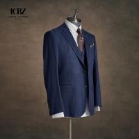 China Windproof Men's Business Suit 2 Piece Blazer Coat Pants Formal Wedding Wear Slim Fit Custom Size for sale