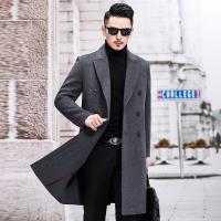 China Men's Double-Sided Cashmere Coat Winter Business Casual 50pcs MOQ Custom Logo for sale