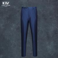 China Flat Front 50% Wool Casual Slim Chino Pants for Men Business Trousers Sizes 30-44 for sale