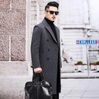 China Men's Double-Sided Cashmere Coat Winter Business Casual 50pcs MOQ Custom Logo for sale