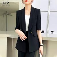 China Women's V-Neck Business Formal Pants Suit Set Polyester Cotton Sizes S-10XL Custom for sale