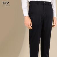 China Anti-Shrink 50% Wool Slim Fit Suit Trousers for Men Custom Office Pants Sizes S-10XL for sale