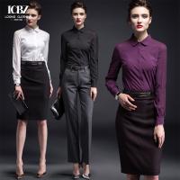 China Women Formal Business Suit 4 Piece Set Single Button Closure Polyester Cotton Sizes S to 10XL for sale