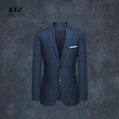 China Customized Business Suit Blazer for Men with Button Fly Elegant Pocket Design for sale