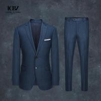 China Customized Business Suit Blazer for Men with Button Fly Elegant Pocket Design for sale