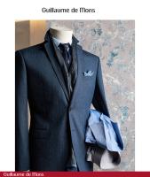 China Customized Business Suit Blazer for Men with Button Fly Elegant Pocket Design for sale