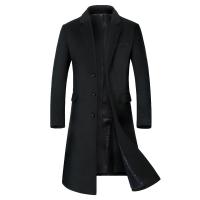 China Nonwoven Weaving Method LCBZ Waterproof Thick Knee Length Wool Jacket for Men for sale