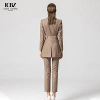 China Women Formal Business Suit 3 Piece Set Polyester Blazer Coat Shorts Office Wear S-10XL for sale