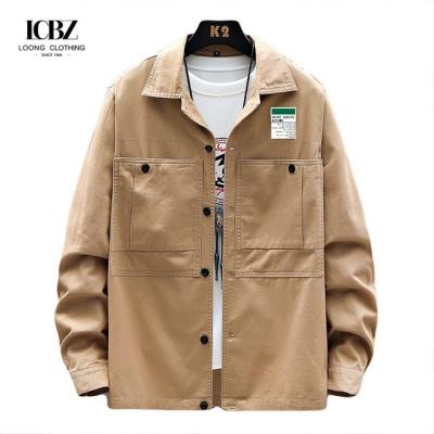 China Customizable Men's Long Sleeve Shirt Polyester Cotton Spandex Blend Sizes S to 10XL for sale