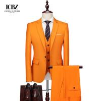 China Men's Slim Fit Formal Suit Pants Polyester Cotton Blend S to 10XL Custom for sale