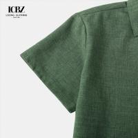 China Men's Big and Tall Long Sleeve Dress Shirt Cotton Linen Blend Sizes XXL to 10XL for sale