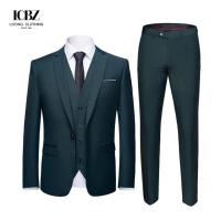 China V-Neck Collar Work Vest Uniform Design Men's Formal Suit Polyester Cotton Sizes S-10XL for sale