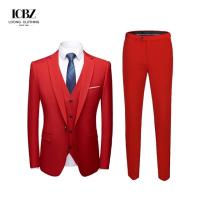 China V-Neck Collar Work Vest Uniform Design Men's Formal Suit Polyester Cotton Sizes S-10XL for sale