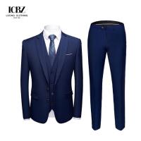 China V-Neck Collar Work Vest Uniform Design Men's Formal Suit Polyester Cotton Sizes S-10XL for sale