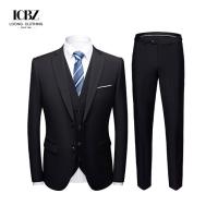 China V-Neck Collar Work Vest Uniform Design Men's Formal Suit Polyester Cotton Sizes S-10XL for sale