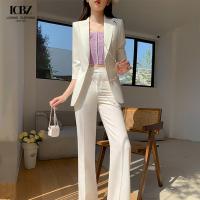 China Women Formal Business Suit 3 Piece Set Nonwoven Office Wear with Button Decoration Sizes S to 10XL for sale