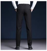 China Polyester Cotton Men's Business Pants Trousers Suit with Formal Dress Coat Slim Fit Blazer M to 8XL for sale