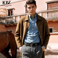 China Customized Wool Blend Overcoat Men Winter Warm Windbreaker Business Coat S-3XL for sale