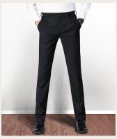 China Boys Cotton Polyester Wide Leg Pants Set M to 8XL Black Dark Gray for sale