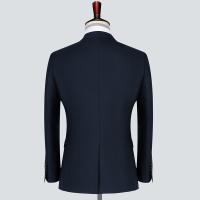 China Anti-Shrink Wool Polyester Men's Coat Autumn Winter Mandarin Collar 65% Wool 35% Polyester for sale
