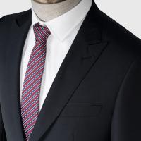 China Anti-Shrink Wool Polyester Men's Coat Autumn Winter Mandarin Collar 65% Wool 35% Polyester for sale