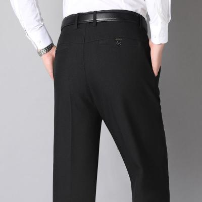 China Midweight Men's Formal Trousers Mint Green Office Attire Cotton Polyester M to 8XL for sale