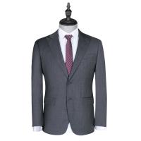 China Regular Length Woolen Slim Fit Single Breasted Men's Suit 2 Piece Set for sale