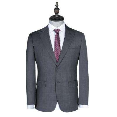 China Regular Length Woolen Slim Fit Single Breasted Men's Suit 2 Piece Set for sale
