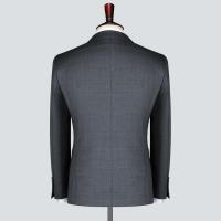 China Regular Length Woolen Slim Fit Single Breasted Men's Suit 2 Piece Set for sale