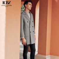 China Support 7 Days Sample Order Lead Time Men's Double-Breasted Windbreaker Overcoat for sale