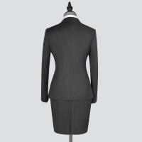 China Ladies Business Office Formal Skirt Suit Set 2 Piece Blazer and Skirt 1000 Pcs for sale